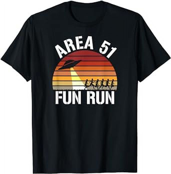 Area 51 Fun Run T-Shirt I Aliens UFO Roswell Alien T-Shirt - Walmart.com