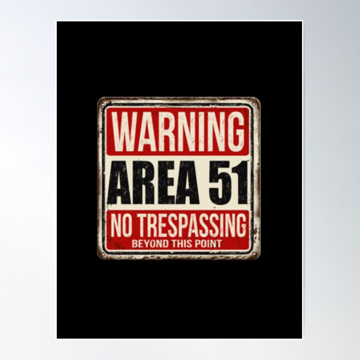 Area 51 Poster Wall Art, Modern Wall Decor For Living Room Bedroom ...