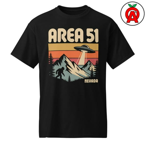 Area 51 Roswell Nevada Funny Alien UFO Conspiracy Gift Unisex T-Shirt ...