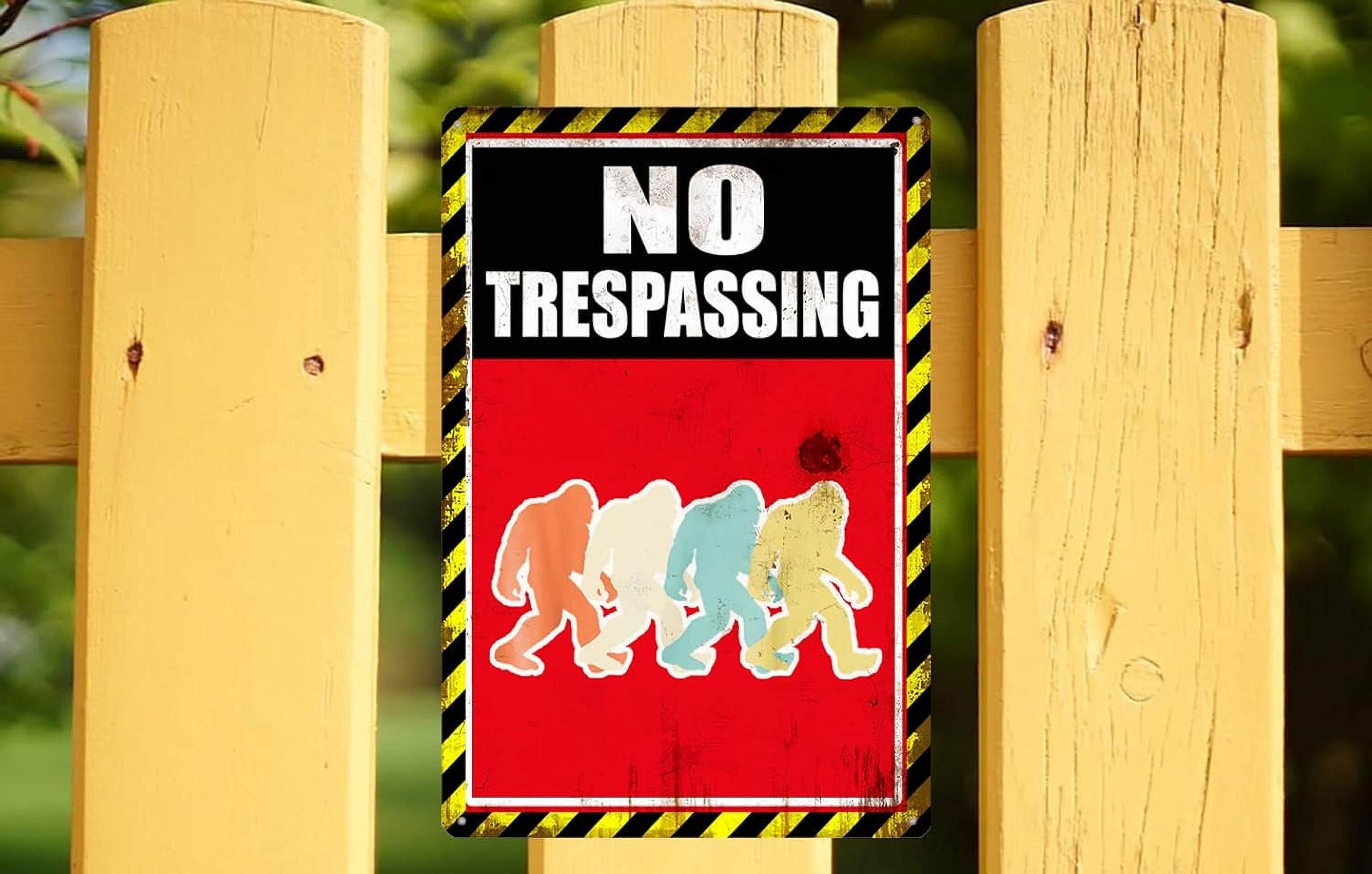 Area 51Retro Sign No Trespassing Warning Military Metal Plaque Wall For ...