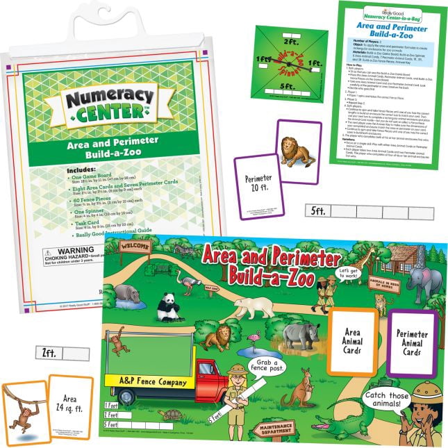 Area And Perimeter Build-A-Zoo Numeracy Center Grades: 3-5 - 1 numeracy ...