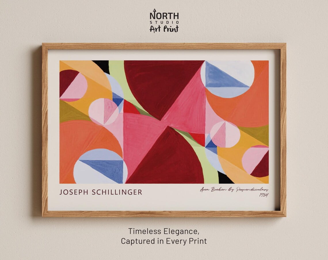 Area Broken by Perpendiculars Joseph Schillinger Geometric Abstraction ...