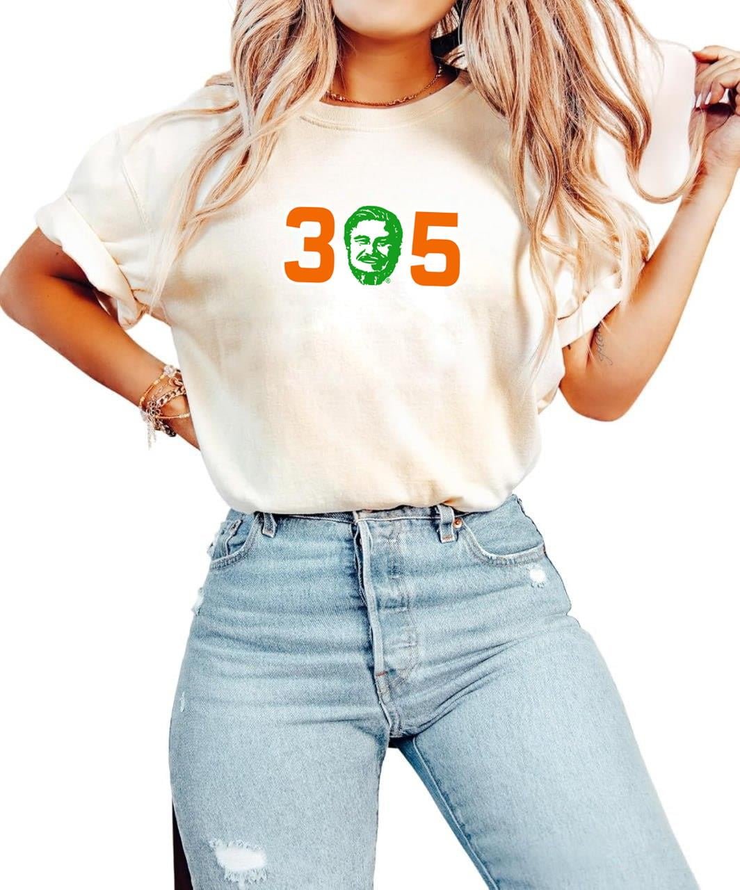 Area Code 305 Flanigans Florida Bar Comfort Color T-Shirt Local, for ...