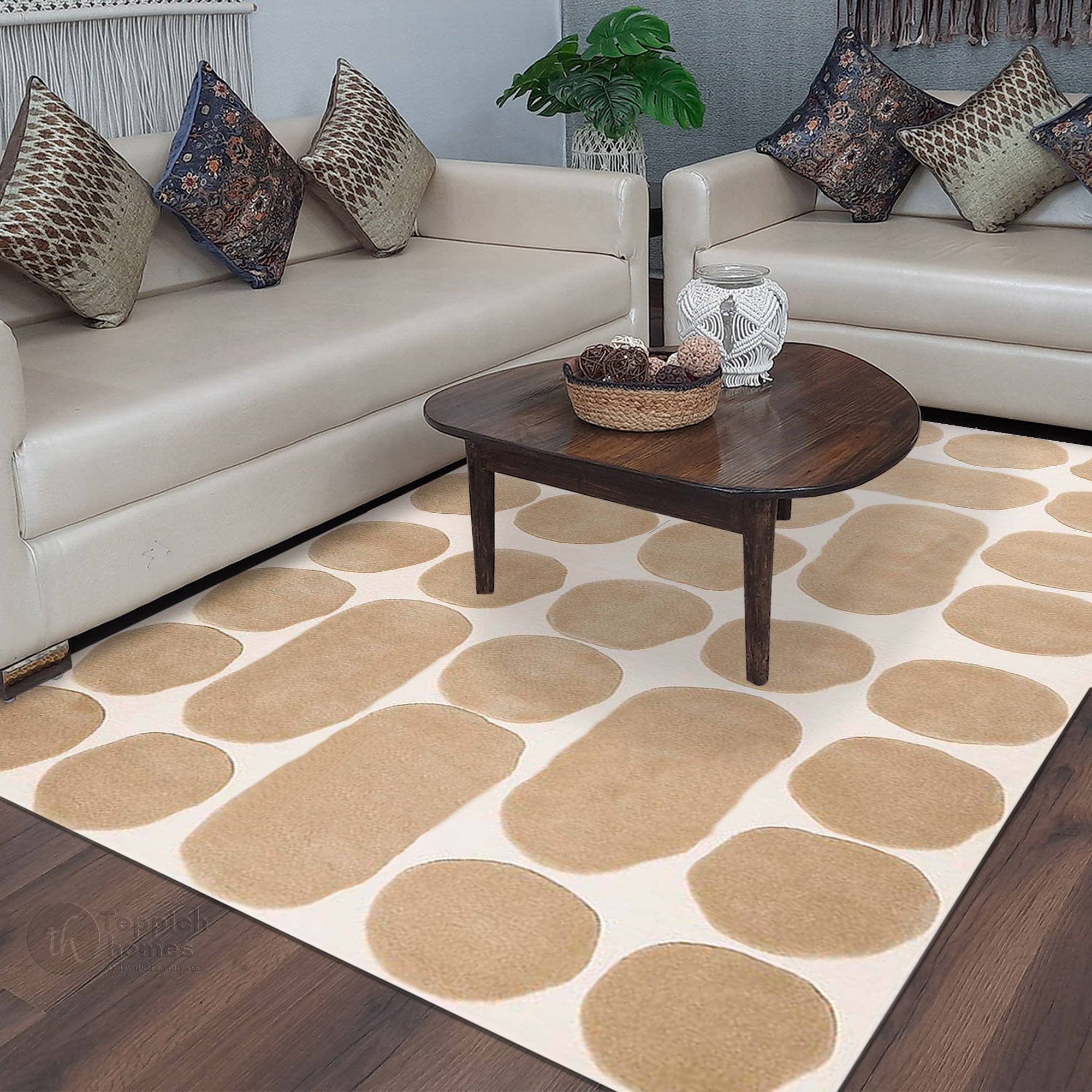 Area Rug 12x18, Handmade Carpet, Beige Color, Wool Rug, Living, Bed ...