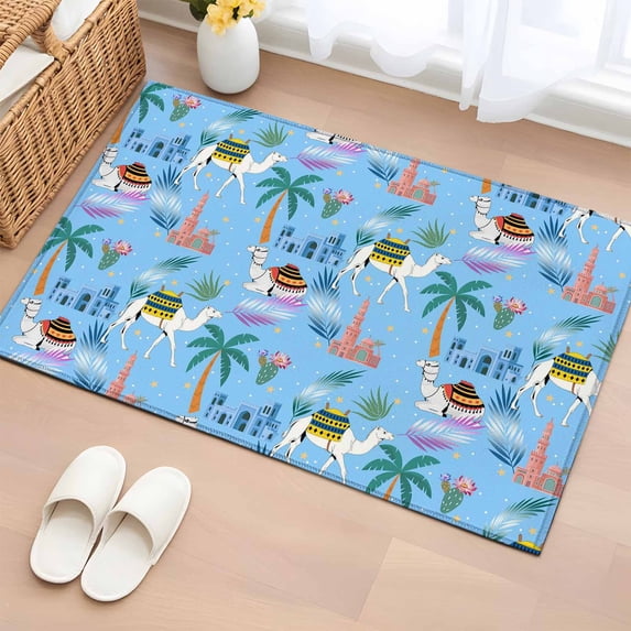 Area Rug 2 x 3 Ft, Desert Landscape Indoor Accent Bathroom Rugs for ...