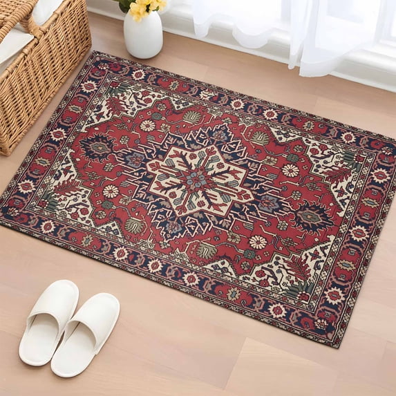 Area Rug 2 x 3 Ft, Farmhouse Boho Indoor Accent Bathroom Rugs for ...