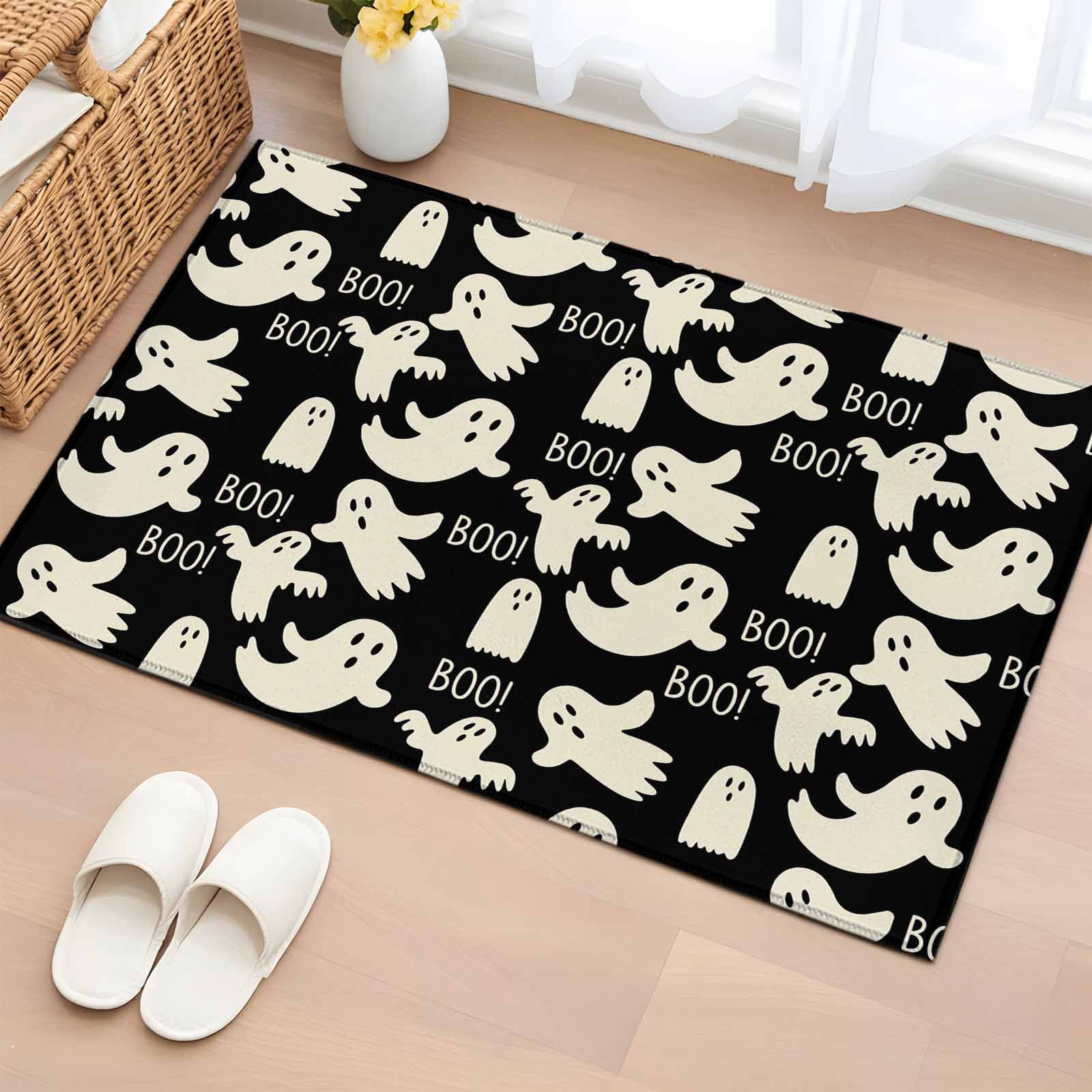 Area Rug 2 x 3 Ft, Halloween Indoor Accent Bathroom Rugs for Kitchen ...