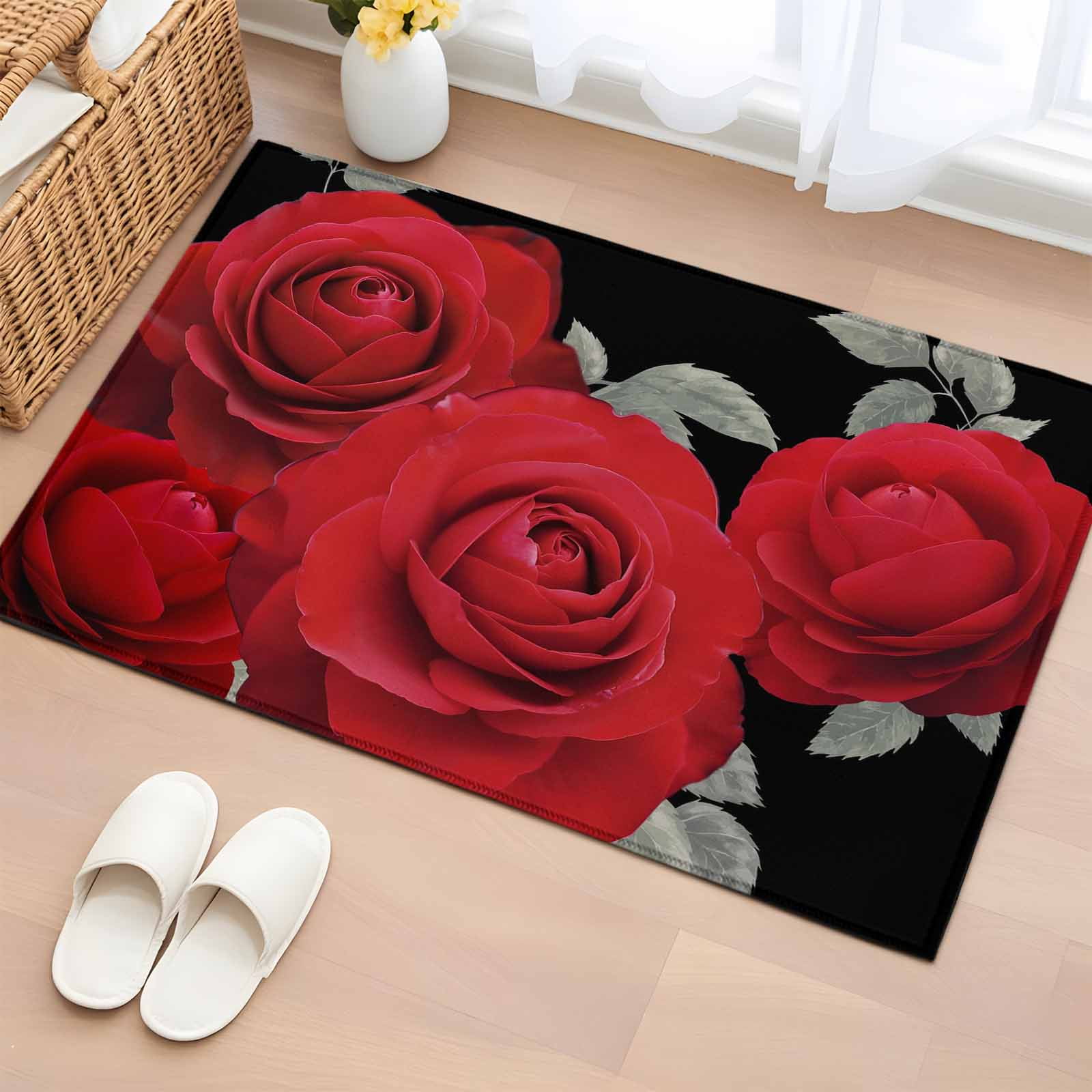 Area Rug 2 x 3 Ft, Happy Valentine's Day Indoor Accent Bathroom Rugs ...