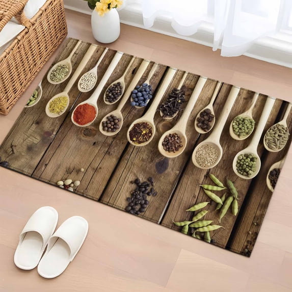 Area Rug 2 x 3 Ft, Modern Cooking Indoor Accent Bathroom Rugs for ...