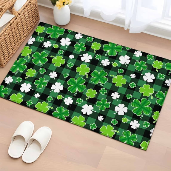 Area Rug 2 x 3 Ft, St Patricks Day Indoor Accent Bathroom Rugs for ...