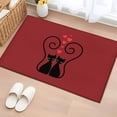 Area Rug 2 x 3 Ft, Valentine's Day Indoor Accent Bathroom Rugs for ...