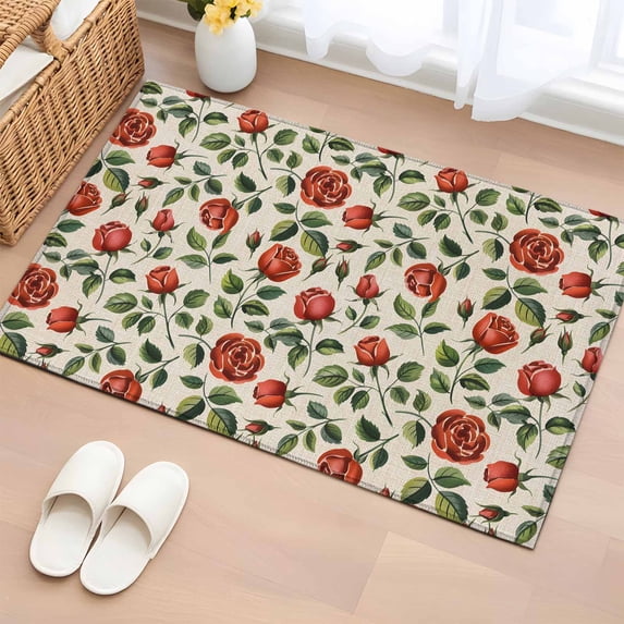 Area Rug 2 x 3 Ft, Valentine's Day Indoor Accent Bathroom Rugs for ...