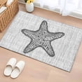 Area Rug 24×36in, Grey Starfish Summer Ocean Floor Carpet Living Room ...