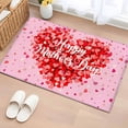 Area Rug 24×36in, Happy Mother's Day Red Love Hearts Floor Carpet ...