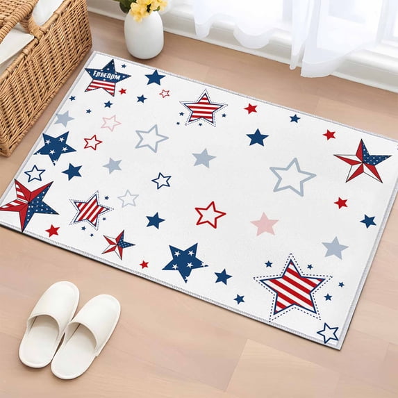Area Rug 24×36in, Memorial Day American National Flag Floor Carpet ...