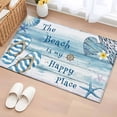 Area Rug 24×36in, Seaside Slipper Starfish Wood Board Floor Carpet ...