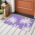 Area Rug 24×36in, Summer Coastal Coconut Trees Floor Carpet Living Room ...