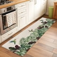 Area Rug 24×72in, Tropical Hummingbird Monstera Floor Carpet Living ...