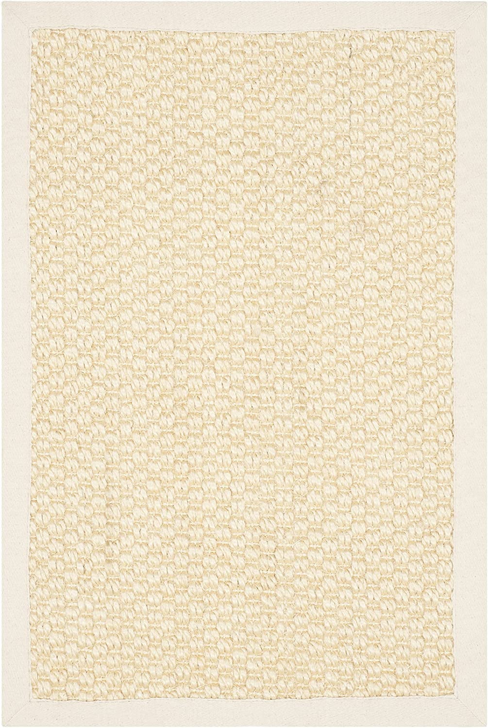Area Rug 2x3 - Natural Fiber Collection - Cream, Sisal Design, Sisal ...