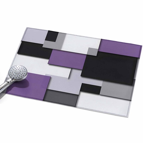 Area Rug 2x3ft Abstract Art Washable Area Rugs for Living Room Purple ...