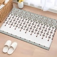 Area Rug 2x3ft, Abstract Diamond Motifs Pattern Washable Rugs for ...
