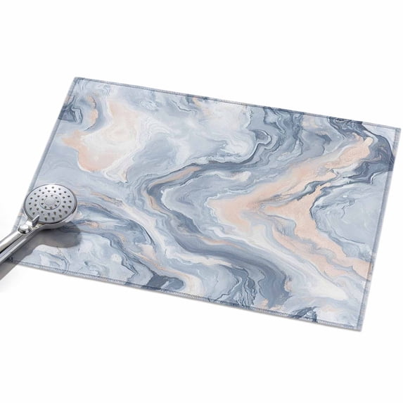 Area Rug 2x3ft Abstract Grey Pink Marble Texture Washable Area Rugs for ...