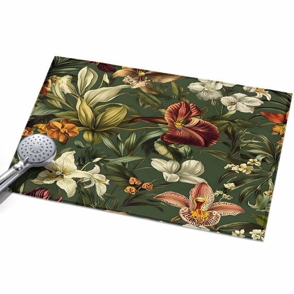 Area Rug 2x3ft Abstract Spring Flowers Washable Area Rugs for Living ...