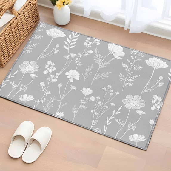 Area Rug 2x3ft Area Rugs Washable Low Pile Floor Carpet for Bedroom ...