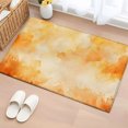 Area Rug 2x3ft, Autumn Orange Ombre Pattern Washable Rugs for Living ...