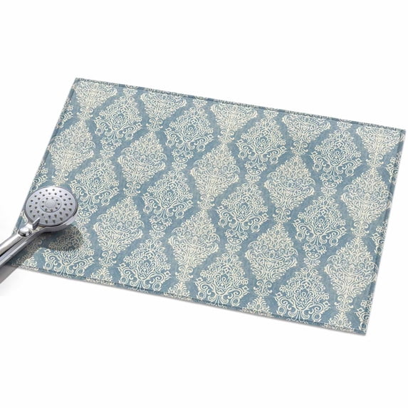 Area Rug 2x3ft Blue Boho Tribal Style Washable Area Rugs for Living ...