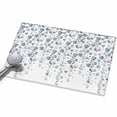 Area Rug 2x3ft Blue Grey Floral Washable Area Rugs for Living Room ...