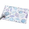 Area Rug 2x3ft Blue Shell Seaweed Washable Area Rugs for Living Room ...