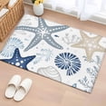 Area Rug 2x3ft Blue Starfish Carpets Indoor Floor Area Mat Doormat ...