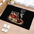 Area Rug 2x3ft Country Style Whiskey with Ice Area Rugs Washable Low ...
