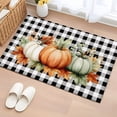 Area Rug 2x3ft, Farm Green Orange Pumpkin Washable Rugs for Living Room ...