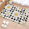 Area Rug 2x3ft Farmhouse Blossom Flower Bee Area Rugs Washable Low Pile ...