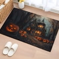 Area Rug 2x3ft, Halloween Scary House Pumpkin Ghost Washable Rugs for ...