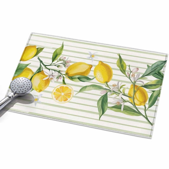 Area Rug 2x3ft Lemon Flower Leaf Washable Area Rugs for Living Room ...