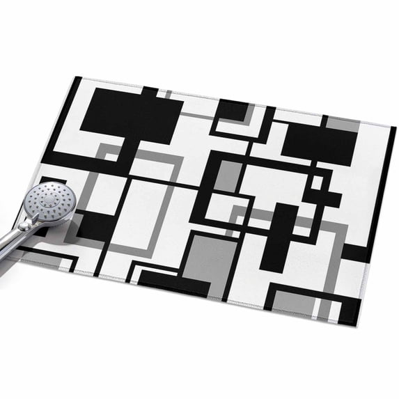 Area Rug 2x3ft Modern Washable Area Rugs for Living Room Black and Whit ...