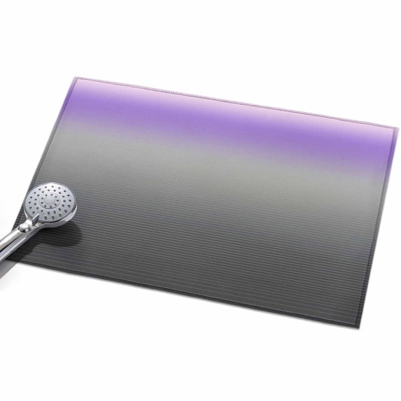 Area Rug 2x3ft Ombre Grey Purple Washable Area Rugs for Living Room ...