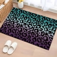 Area Rug 2x3ft Ombre Leopard Carpets Indoor Floor Area Mat Doormat ...