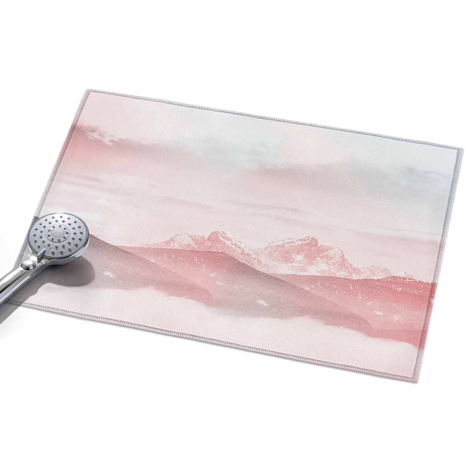 Area Rug 2x3ft Ombre Pink Sky Washable Area Rugs for Living Room Peak ...