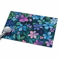 Area Rug 2x3ft Pink Blue Flower Washable Area Rugs for Living Room ...