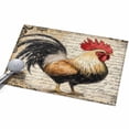 Area Rug 2x3ft Retro Rooster Washable Area Rugs for Living Room Vintage ...