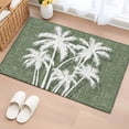 Area Rug 2x3ft Sage Green Palm Tree Area Rugs Washable Low Pile Floor ...