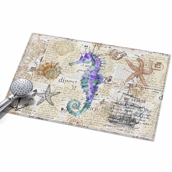 Area Rug 2x3ft Seahorse Starfish Washable Area Rugs for Living Room ...