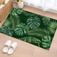 Area Rug 2x3ft Summer Tropical Monstera Leaves Area Rugs Washable Low ...