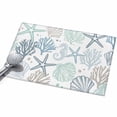 Area Rug 2x3ft Teal Starfish Washable Area Rugs for Living Room Shell ...