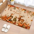 Area Rug 2x3ft, Thanksgiving Maple Leaf Pumpkin Washable Rugs for ...