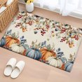 Area Rug 2x3ft, Thanksgiving Pumpkin Farm Harvest Washable Rugs for ...